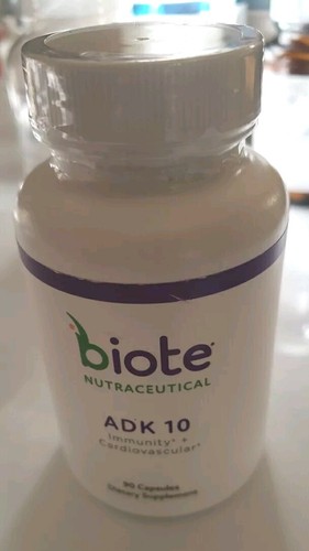 Biote Nutraceuticals - ADK 10 - Immunity + Cardiovascular- 90 Capsules ...