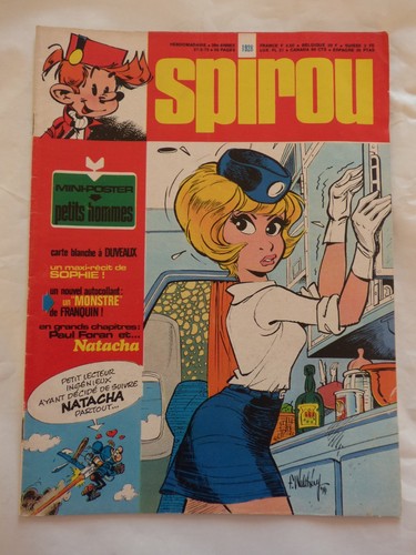 SPIROU n° 1928 COVER WALTHERY+ POSTER LES PETITS HOMMES | eBay