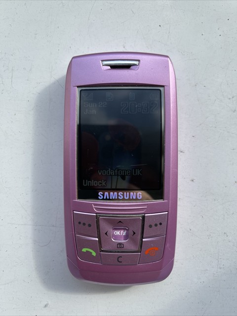 Samsung SGH E250 - Pink (Unlocked) Mobile Phone for sale online | eBay
