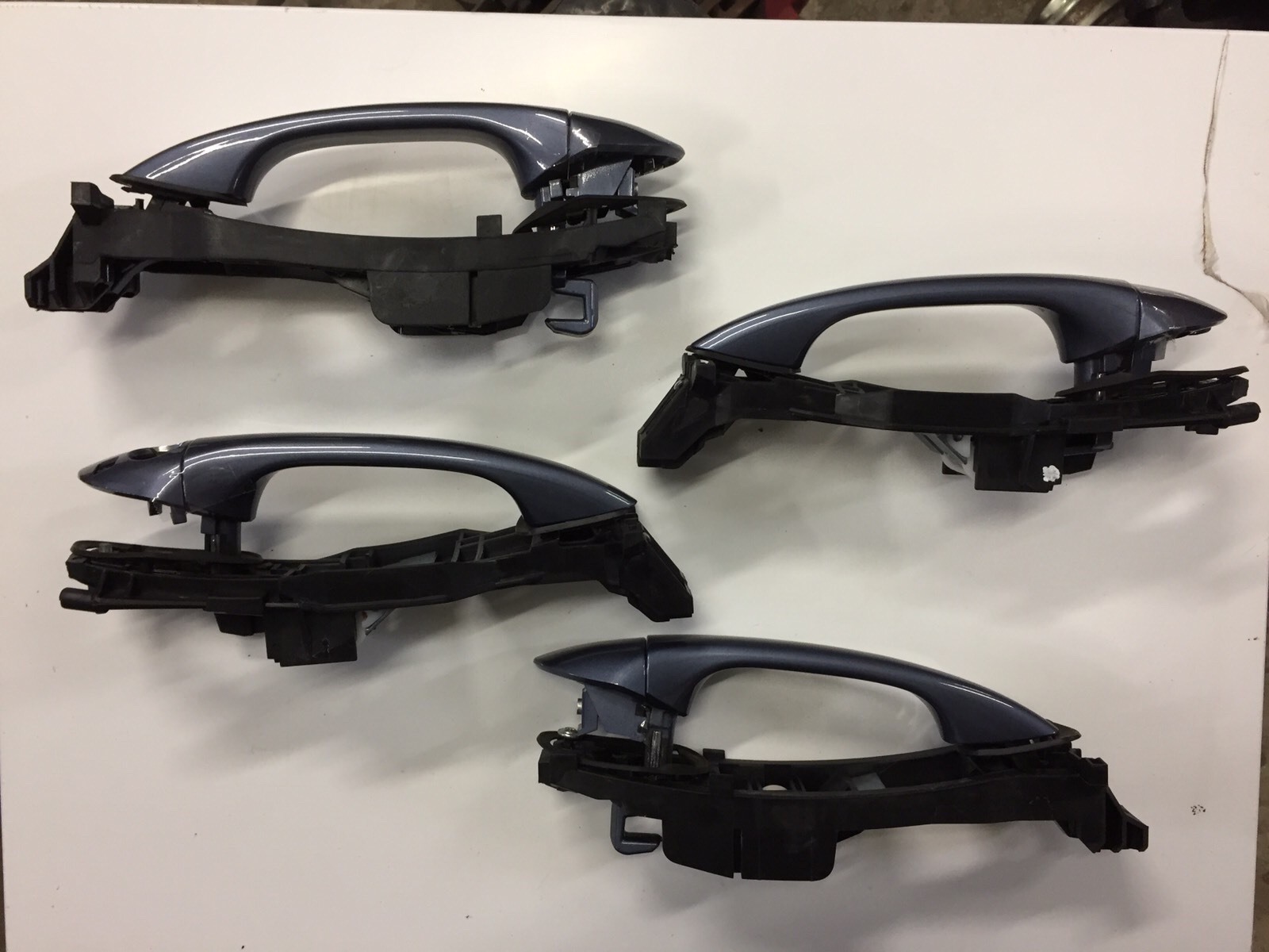 Mercedes W211 E55 E-Class Exterior Door Handles Set Chrome & Tealight ...