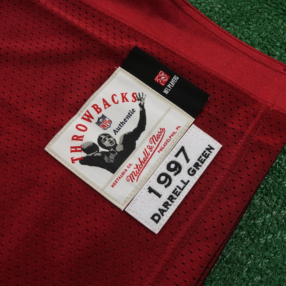 Darrell Green 1997 Washington Redskins Mitchell & Ness Authentic Home ...