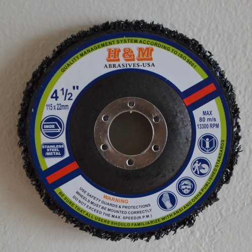 5PCS 4-1/2"x7/8" Easy Quick Strip Discs Remove Paint Rust & Clean | eBay