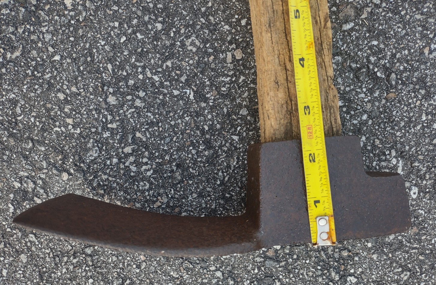 Vintage Adze Axe With Wooden Handle Woodworking Tool | eBay