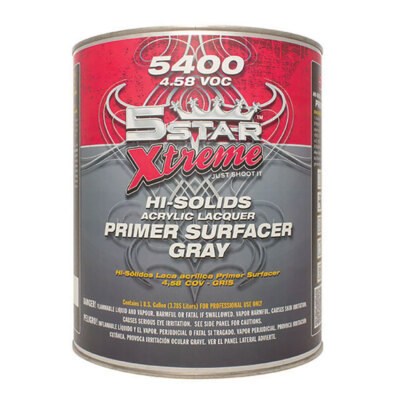 Gray Hi Solids Acrylic Lacquer Primer Surfacer | 5400 | GAL | 90 Day ...