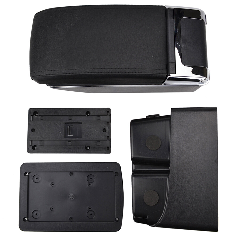 For Ford Fiesta mk7 Armrest Arm Rest Support Cushion Pad Storage Box ...