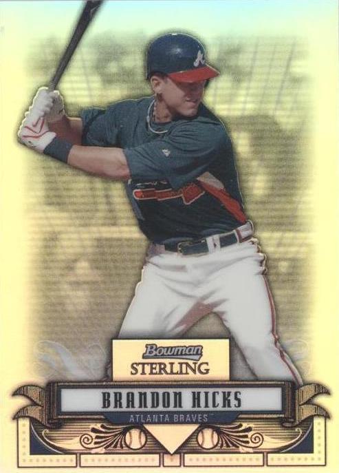 2008 Bowman Sterling - Prospects Brandon Hicks #BSP-BH Refractor /199 ...