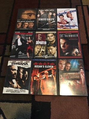 LOT OF 9 MATT DAMON DVDS | eBay
