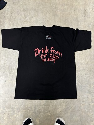 VTG 90s WWF THE BROOD EDGE CHRISTIAN GANGREL 1998 WRESTLING T-SHIRT ...