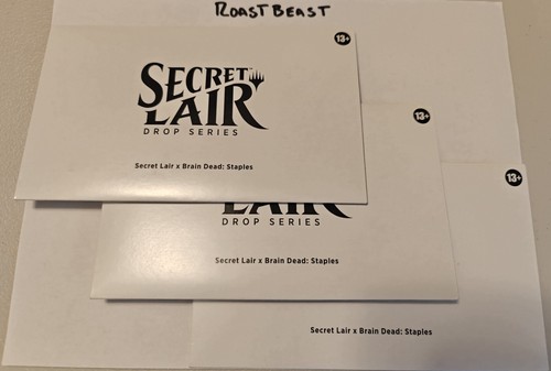 1x Magic The Gathering Secret Lair - Brain Dead: Staples Regular ...