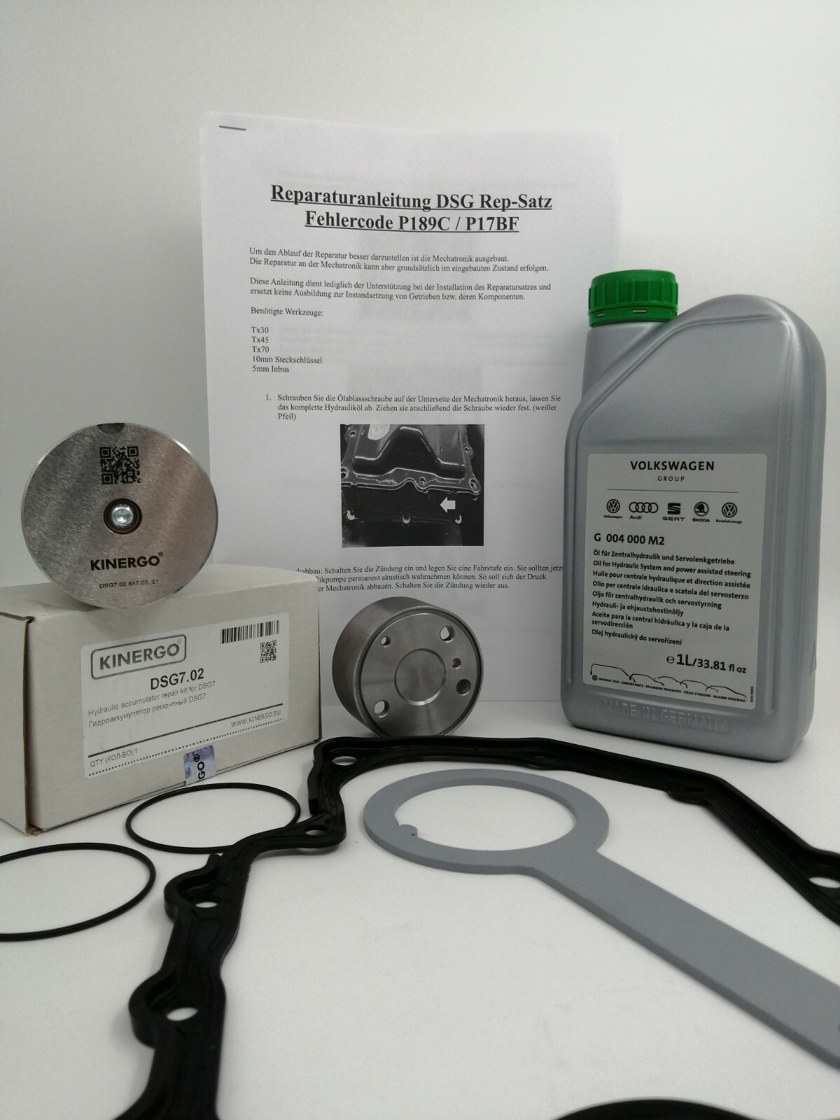 Schnell Reparatursatz P189C P17BF Getriebe DSG 7 Gang 0AM DQ200 VW Audi ...