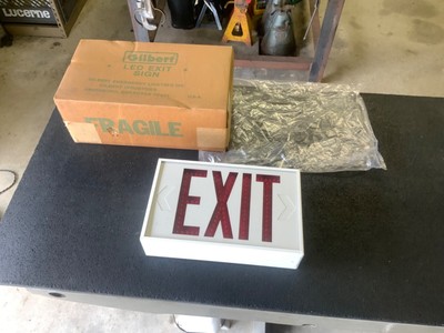 Exit Signs - Metal Exit Sign
