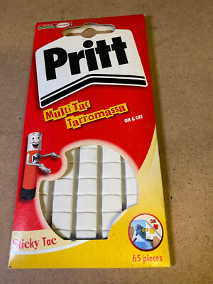 Pritt Multifix Multi Tac Adhesive Removable Sticky Pads - 1 Pack of 65 ...