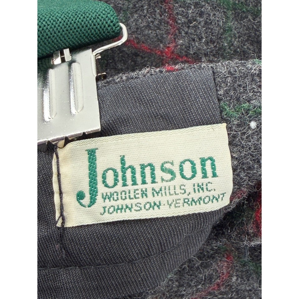 Vintage Johnson Woolen Mills Vermont Mens Adirondack Plaid Pants 42 ...