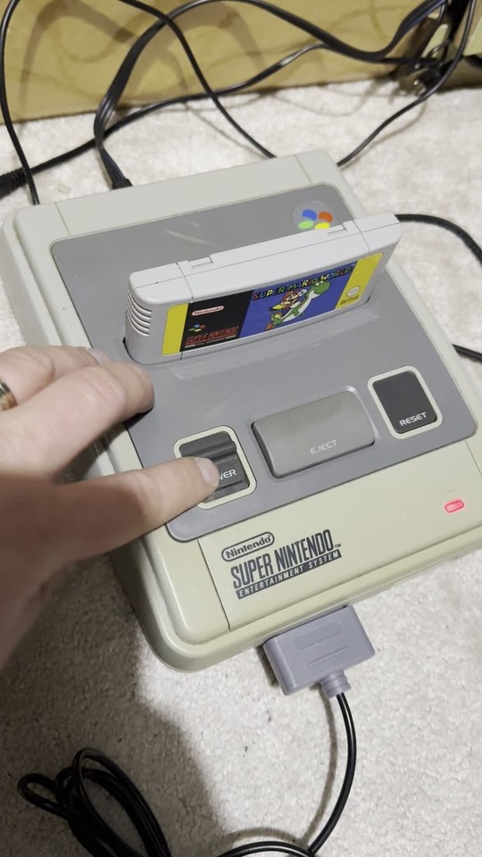 Nintendo SNES Game Console - With Cables And Controller - Tested ...