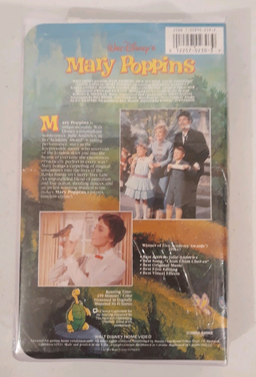 Mary Poppins (VHS) for sale online | eBay