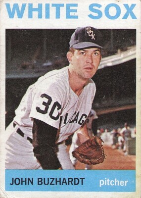 1964 Topps - John Buzhardt #323, VG (corner) | eBay