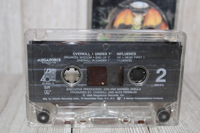 Under the Influence by Overkill (Cassette, Oct-1990, Megaforce) for ...