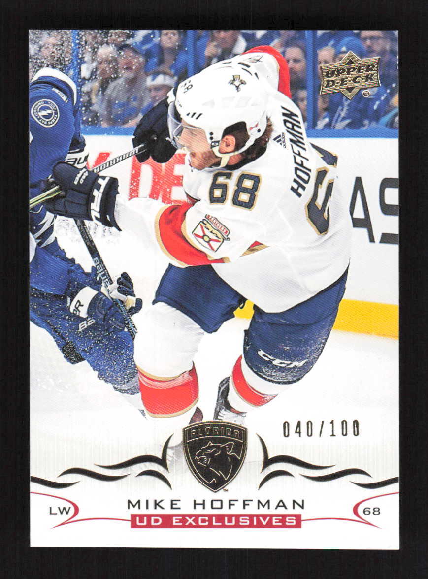 Mike Hoffman SN100 2018-19 Upper Deck UD Exclusives Florida Panthers ...