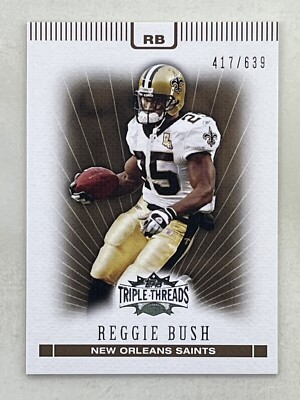 Reggie Bush 2007 Topps Triple Threads Sepia /639 #32 NFL New Orleans ...