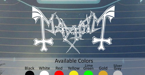 MAYHEM VINYL DECAL STICKER CUSTOM SIZE AND COLOR | eBay