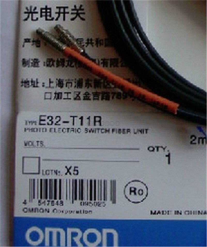 New 1Pcs Omron Photoelectric Switch Fiber Unit E32-T11R E32T11R ub | eBay