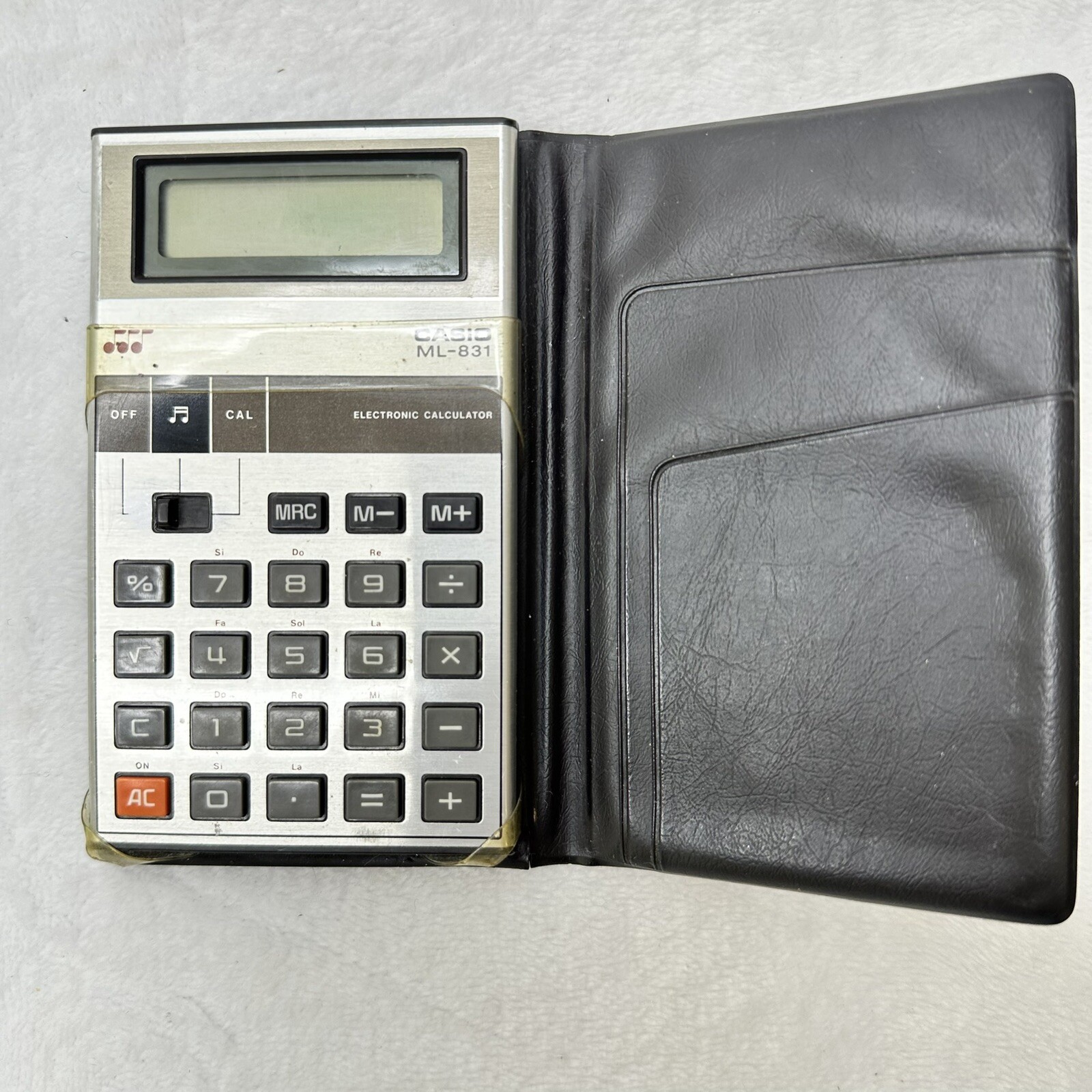 Vintage Casio ML-831 Electronic Musical Calculator with Case Working ...