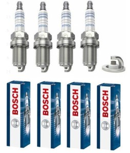 4x Bosch Spark Plugs For Vauxhall Corsa B C 1.0 1.2 1.4 1.6 O/E Quality ...