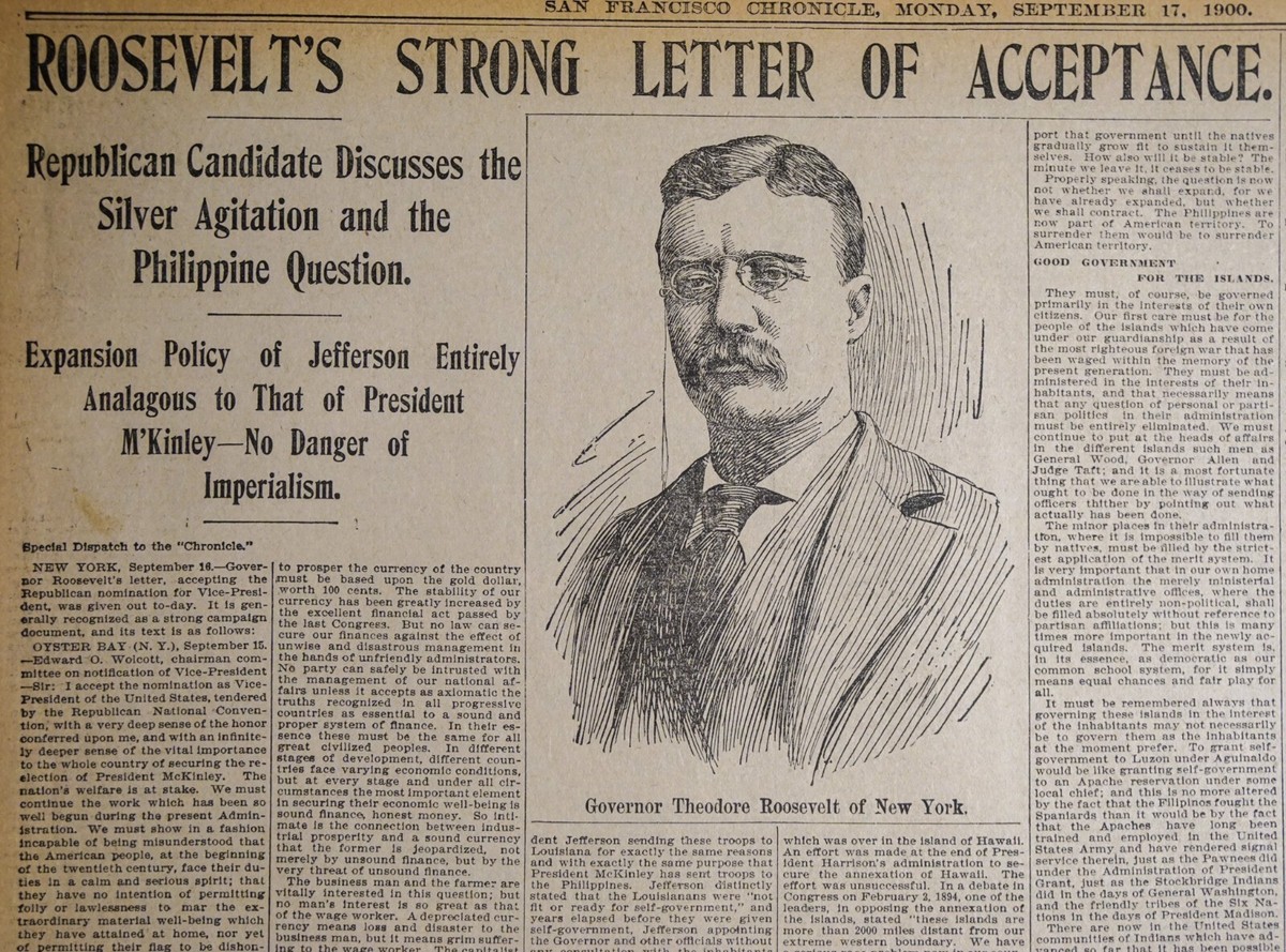 Discurso De Theodore Roosevelt Theodore Roosevelt's Inaugural