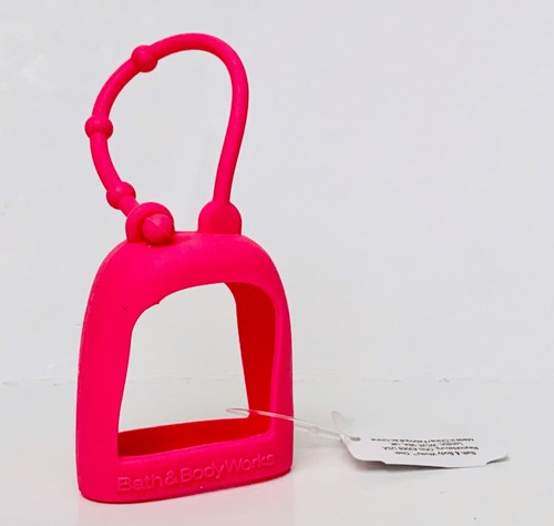 1 Bath & Body Works HOT PINK Pocketbac Case Sanitier Holder Sleeve ...