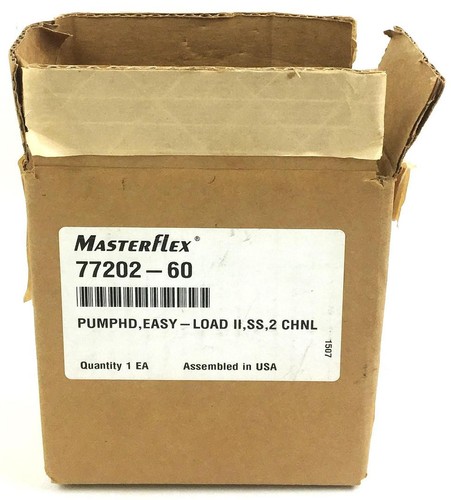 Cole-Parmer Masterflex Easy-Load II L/S 77202-60 Pump Head | eBay
