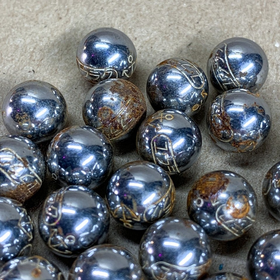 25 Engraved Pachinko Balls Genuine Vintage Japanese | eBay