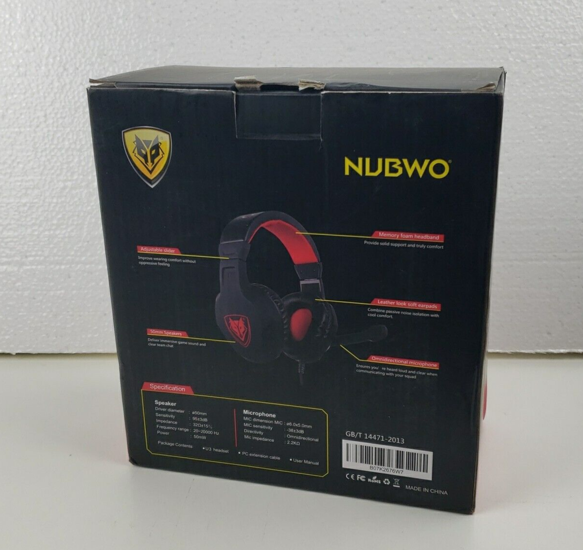 NUBWO Gaming Headset Noise Cancelling Over Ear Lightweight Xbox One ...