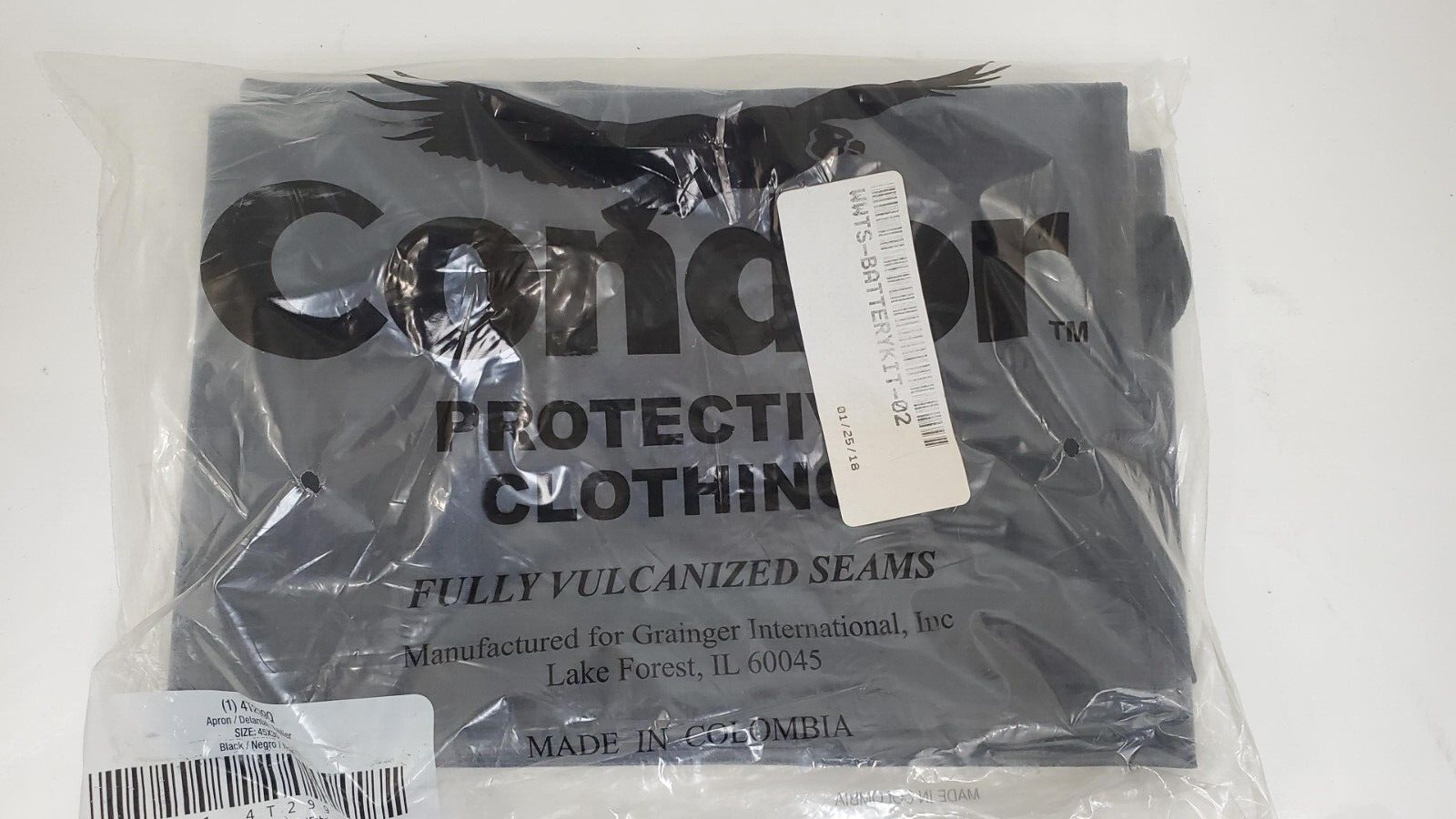 Condor 4T299Q Apron Black With Fully Vulcanized Seams for sale online ...