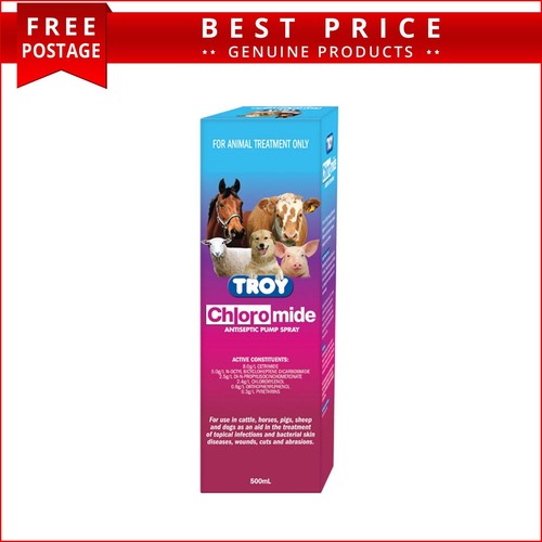 Troy 500 Ml Chloromide Spray for Dogs, Horses and Farm Animals | eBay ...