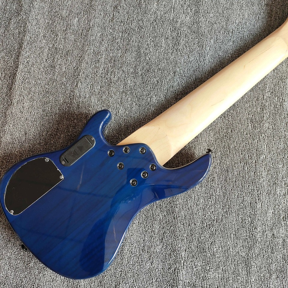 New High Quality Rosewood Fingerboard 7 String Blue Bass Electric ...