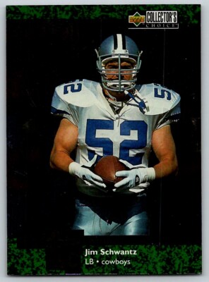 1997 COLLECTOR'S CHOICE TURF CHAMPIONS JIM SCHWANTZ DALLAS COWBOYS #TC3 ...