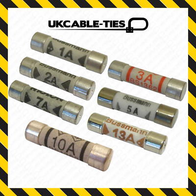 All Size Mixed Domestic Fuses Plug Top Household Mains amp Cartridge ...