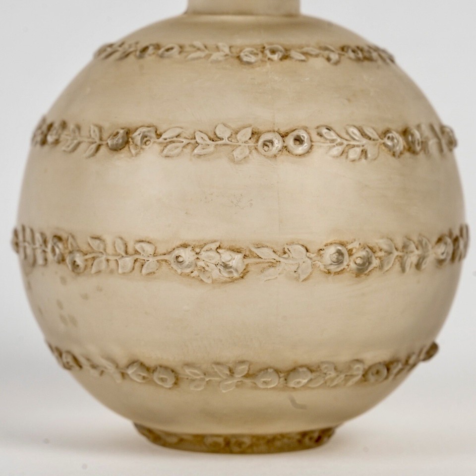 Flacon Roses Sans Fin Verre Arys René Lalique R.Lalique Glass Perfume ...