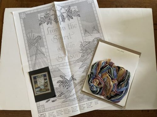 Design Works Cross Stitch Kit~ #9674~ "Spirit Of The Season"~ 16 x 20 ...