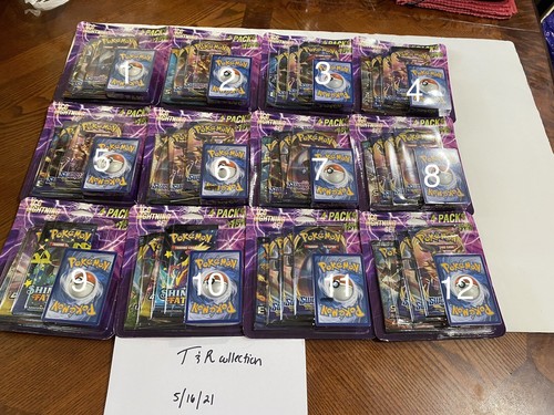 Walgreens Pokémon TCG Lightning Set Box. 4 Packs/1 Bonus Card SET 10 ...