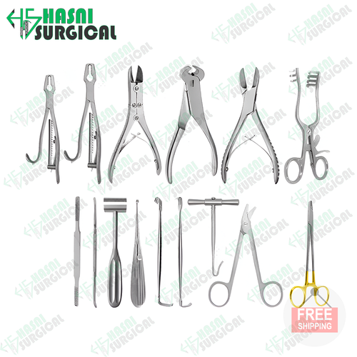 Premium GermanCraft 15-Piece Veterinary Orthopedic Surgery Instruments ...