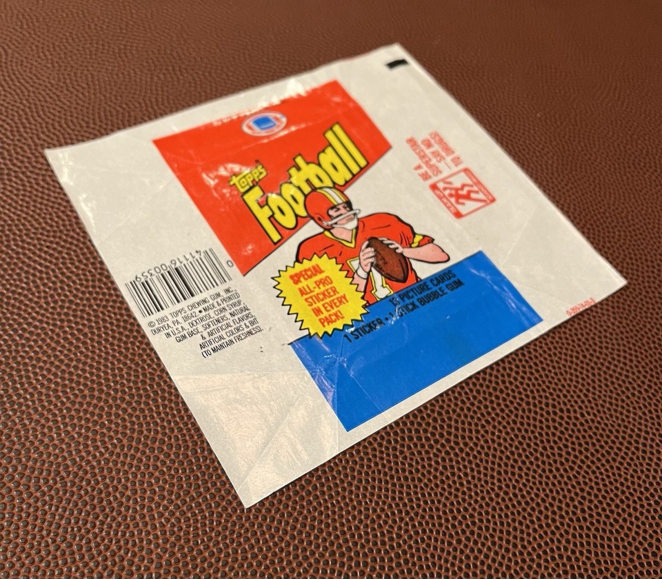 1983 TOPPS FOOTBALL WAX PACK WRAPPER - EX CONDITION | eBay