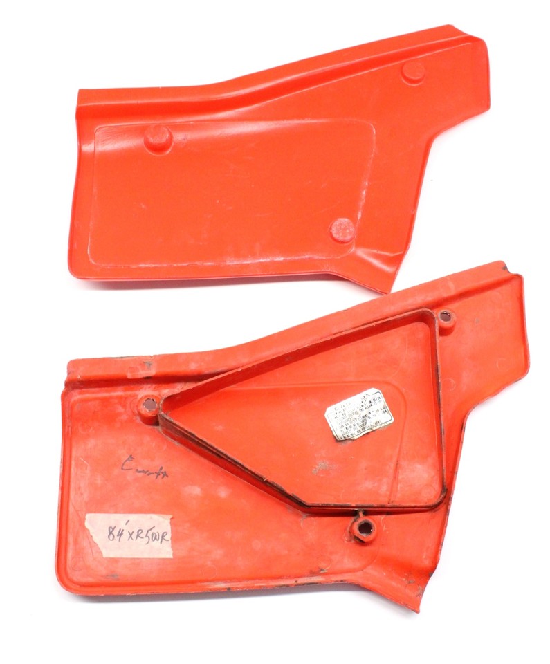 Side Covers Panels Set Red/Orange 83 84 Honda XR500 R Left Right (See ...
