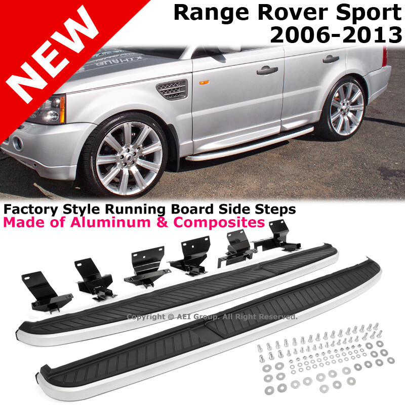 Aluminum Running Board Side Step For Land Rover 2006-2013 Range Rover ...
