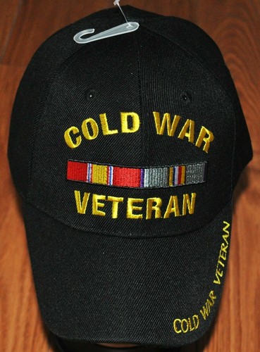New Black US Military Cold War Veteran Hat Baseball Ball Cap Armed ...