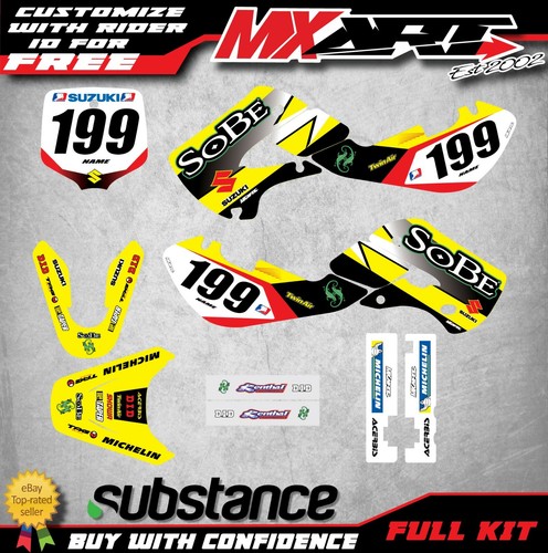 Full Custom Graphics Kit SOBE style to fit Suzuki RM 65 / 2000 - 2019 ...