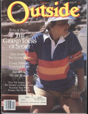 1983 Outside Magazine: Grand Tours/Cliff Jumping/Fire Ants/Canoe ...