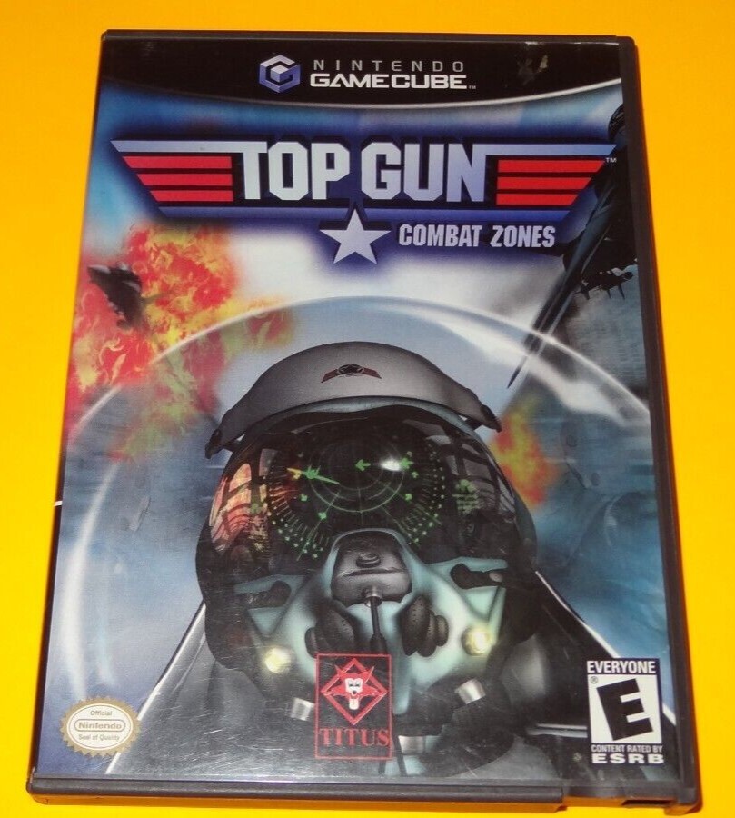 Top Gun Combat Zones (Nintendo GameCube, 2001) Game, Case, Manual, and ...