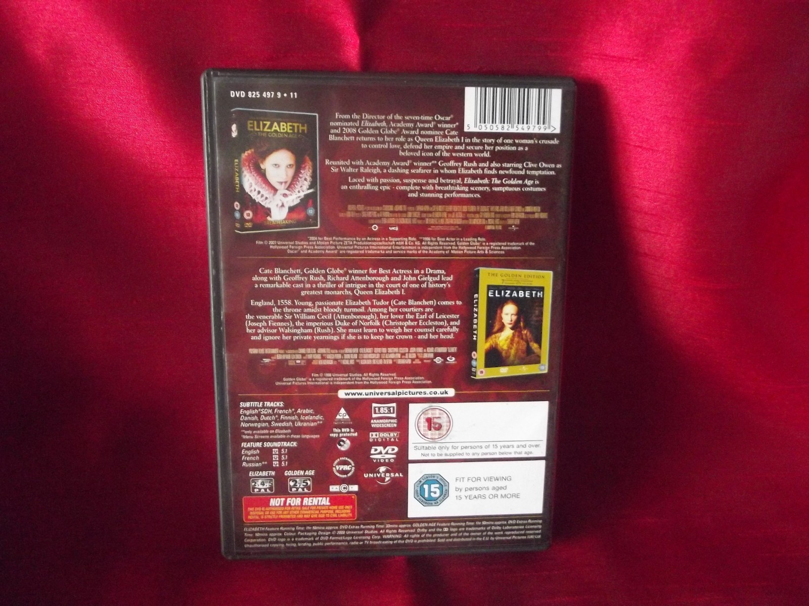 The Complete Collection Elizabeth & Elizabeth The Golden Age dvds | eBay UK