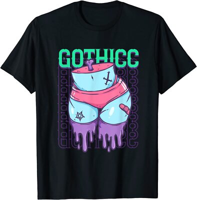 Gothicc Pastel Goth Creepy Thicc Booty Gothic Person Unisex T-Shirt | eBay